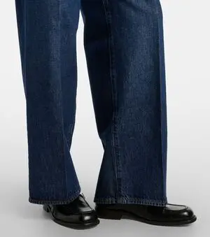 FRAME High-rise Wide-leg Jeans