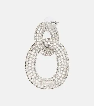 SELF-PORTRAIT Crystal-embellished Drop Earrings