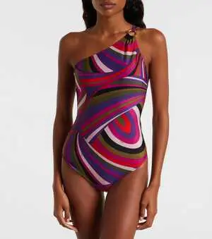 Emilio Pucci Iride Printed One-piece Swimsuit - Multicoloured