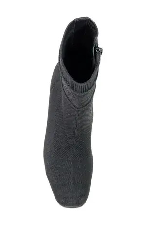 DAVID TATE Kalista Water Resistant Knit Bootie - Black