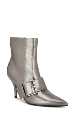 Nine West Colin Pointed Toe Bootie - Pewter