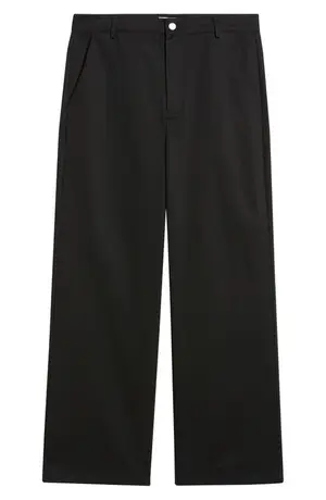 KROST Cotton Wide-leg Pleated Pants