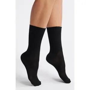 Nordstrom Crew Socks - Black