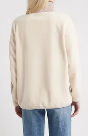 HAPPY CAMP3R Cinnamon Petals Fleece Pullover
