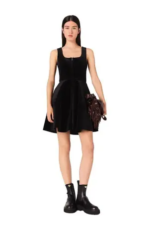 Maje Square Neck Cocktail Dresses