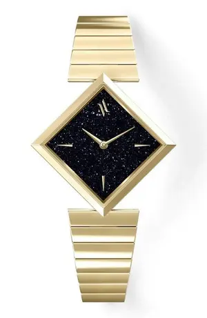 VANNA Luna Bracelet Watch Black Sandstone-gold