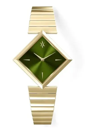 VANNA Luna Bracelet Watch Green Sunray-gold