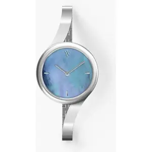 VANNA Claire Gemstone Bangle Watch - Blue Pearl