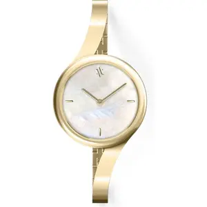 VANNA Claire Gemstone Bangle Watch White Pearl-gold