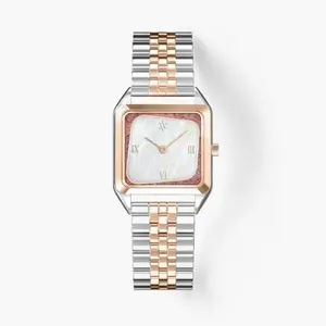 VANNA Geminus Double-Gemstone Watch White Pearl