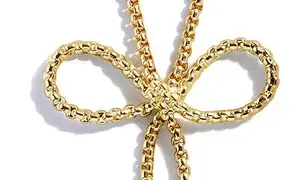 Baublebar Gigi Bow Necklace - Gold