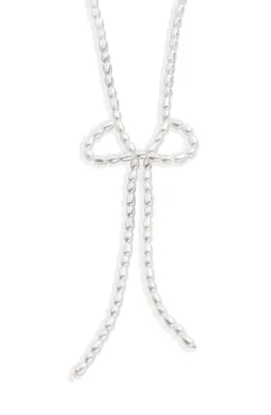 Baublebar Gigi Bow Necklace - Pearl