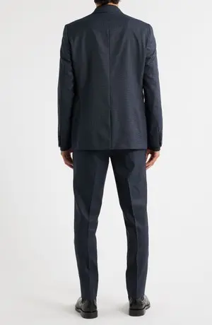 ALLSAINTS Ross Slim Fit Solid Wool Suit