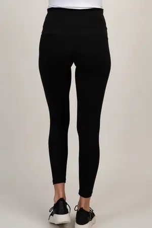 PINKBLUSH Solid Basic Maternity Leggings