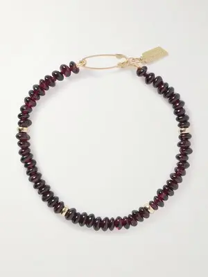 LOREN STEWART Rosaline Fortune Garnet Bracelet - Burgundy