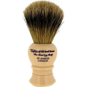 TAYLOR OF OLD BOND STREET Super Silvertip Badger Shaving Brush - Ivory