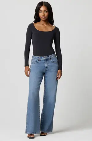 FLORENCE BY MILLS Boyfriend Wide Leg Jeans