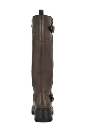Guess Lynnie Knee High Boots - Dark Brown