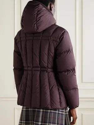 Moncler Estom Hooded Quilted Shell Down Jacket - Brown