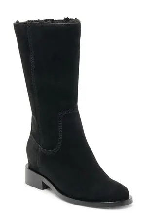 Dolce Vita Kedra H2o Waterproof Boots - Onyx Suede H2o