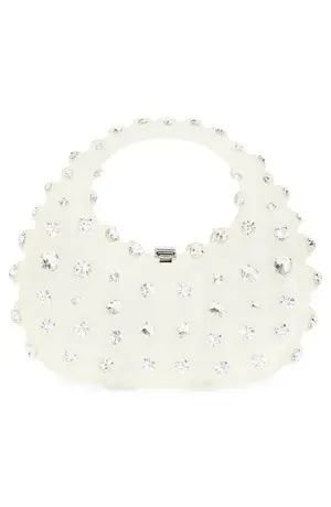 L’ALINGI Iced Meleni Crystal Embellished Handbag