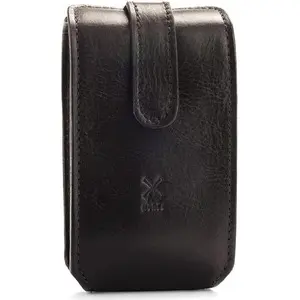 MUHLE Leather Travel Razor & Shaving Brush Case - Black