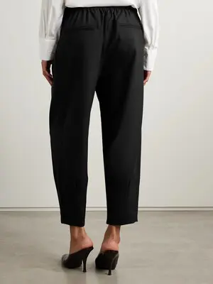 Maria Mcmanus Pleated Wool-blend Tapered Pants