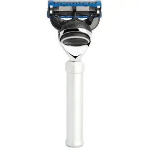 MUHLE Travel Anodized Aluminum Fusion Travel Razor - Silver