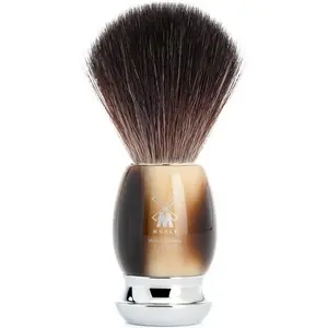 MUHLE Vivo Black Fiber Shaving Brush - Brown Horn
