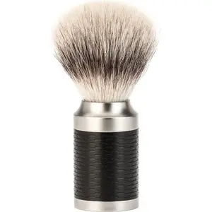 MUHLE Rocca Stainless Steel & Silvertip Fiber Shaving Brush - Black