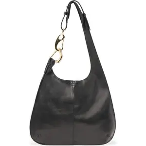 Dolce Vita Leather Tote With Carabiner Hardware