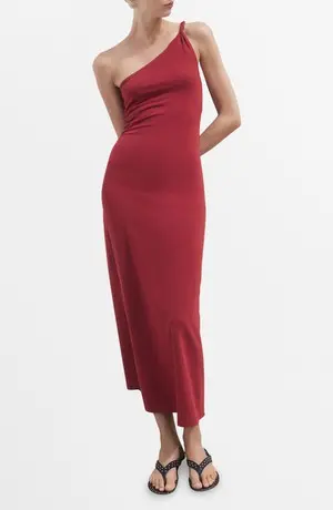 Mango One Shoulder Evening Dresses