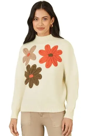 Yumi Floral Sweaters For Women