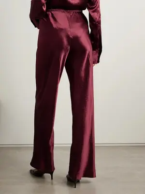 Maria Mcmanus Crinkled-satin Pants