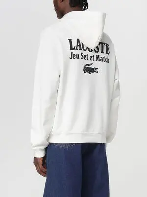 Lacoste Pullover Hoodie - White