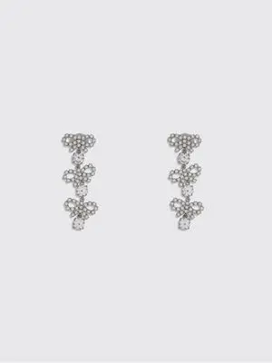 SELF-PORTRAIT Jewel Earrings - Silver