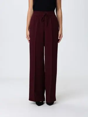 TWINSET Wide Leg Trousers - Red Purple