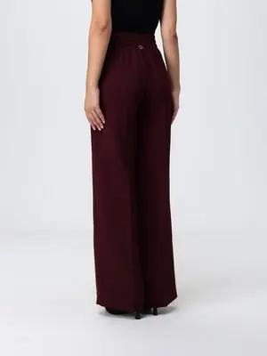 TWINSET Wide Leg Trousers - Red Purple