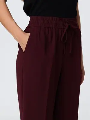 TWINSET Wide Leg Trousers - Red Purple