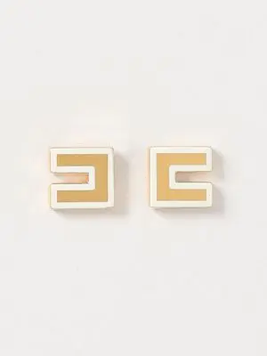 Elisabetta Franchi Stud Earrings - Gold