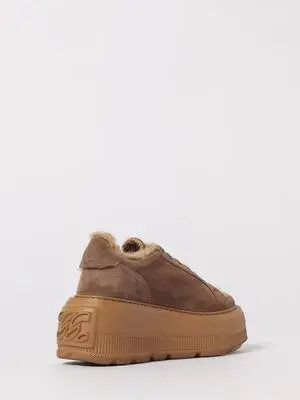 Casadei Lace-up Sneakers - Cocoa