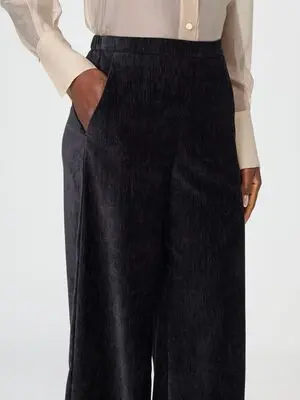 FORTE_FORTE Wide Leg Trousers - Black