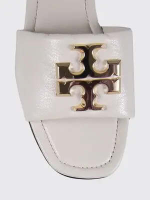 Tory Burch Eleanor Leather Mules - White
