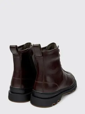 Camper Lace-up Ankle Boots - Brown
