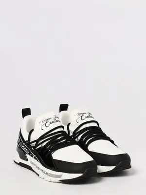 Versace Lace Up Sneakers - White