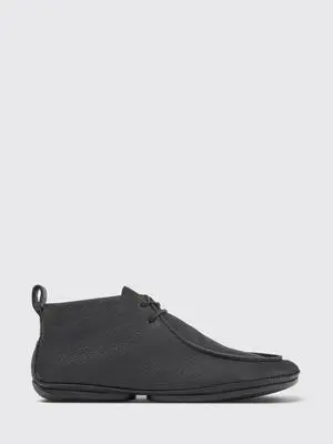 Camper Lace Up Ankle Boots - Black