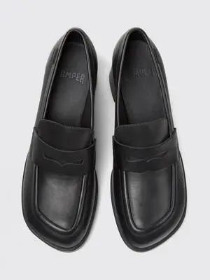 Camper Loafer With Block Heel