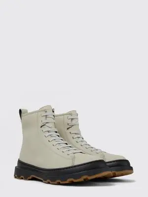 Camper Lace Up Boots - Beige