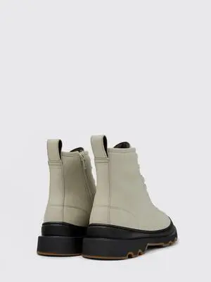 Camper Lace Up Boots - Beige