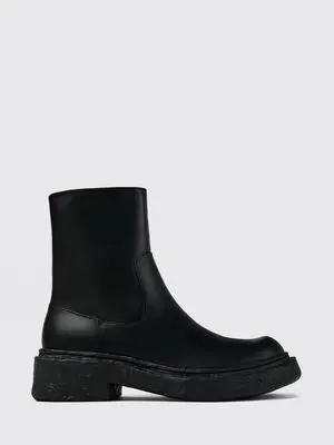 Camper Leather Ankle Boots - Black